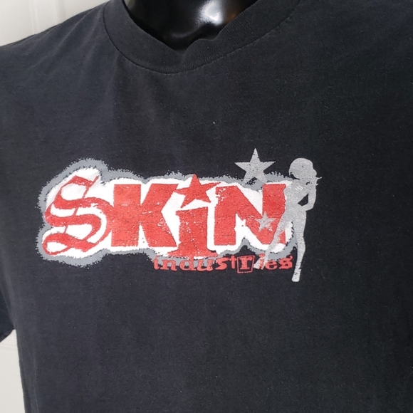 Skin Industries | Shirts | Skin Industries Black Tshirt Early 0s Large ...